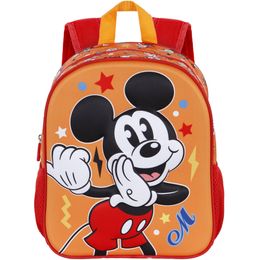 Disney Rucksack 'Mickey Mouse Whisper-Small 3D' Jungen Gr&ouml;&szlig;e One Size mischfarben / orange