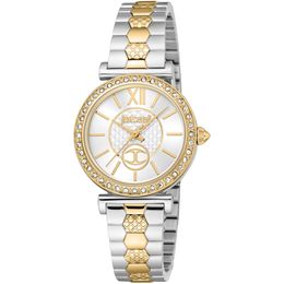 JUST cavalli time Analoguhr Damen Gr&ouml;&szlig;e One Size gold / silber