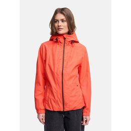 Outdoorjacke Marikoo "Yoshikoo", Damen, Gr. L, spicy orange, Obermaterial: 100% Polyester; Futter: 100% Polyester; Wattierung: 100% Polyester; &Auml;rmelfutter: 100% Polyester, Jacken Outdoorjacke, mit Gummizug im Saumbereich