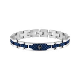 Maserati Armband Herren Gr&ouml;&szlig;e One Size blau / silber