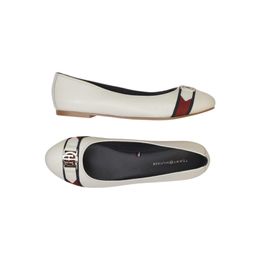 Tommy Hilfiger Ballerina Damen Gr&ouml;&szlig;e 38 wei&szlig;