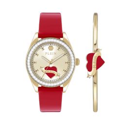 Philipp Plein Watches Analoguhr 'Plein Valentine' Damen Gr&ouml;&szlig;e One Size gold / rot