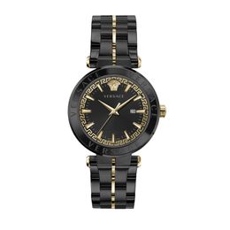 Versace Analoguhr Herren Gr&ouml;&szlig;e One Size gold / schwarz