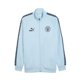 Puma Sportsweatjacke 'Manchester City King Anthem' Herren Gr&ouml;&szlig;e XXL hellblau / schwarz