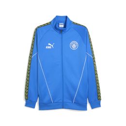 Puma Sportsweatjacke 'Manchester City King Anthem' Herren Gr&ouml;&szlig;e XXS royalblau / gelb / schwarz