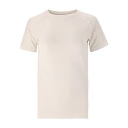 Endurance Funktionsshirt 'Halen' Damen Gr&ouml;&szlig;e S/M beige / wei&szlig;