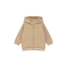 s.Oliver Sweatjacke Jungen Gr&ouml;&szlig;e 62 camel / wei&szlig;