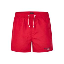 HECHTER PARIS Badeshorts Herren Gr&ouml;&szlig;e M rot