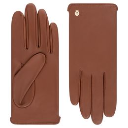 Roeckl Lederhandschuhe 'NEW YORK' Damen Gr&ouml;&szlig;e M camel / braun / cognac / ocker