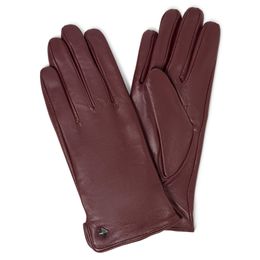 Pearlwood Fingerhandschuhe 'Meg' Damen Gr&ouml;&szlig;e L weinrot