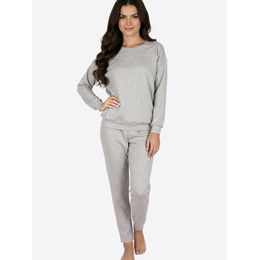 Vivisence Pyjama '2054' Damen Gr&ouml;&szlig;e XXL grau Winterkleid