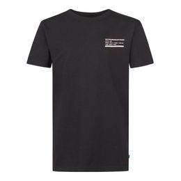 PETROL INDUSTRIES T-Shirt 'Acadia' Jungen Gr&ouml;&szlig;e 152 schwarz / wei&szlig;