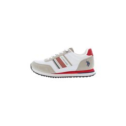 U.S. Polo Assn. Sneaker 'Xirio009' Herren Gr&ouml;&szlig;e 44 kitt / marine / rot / wei&szlig;