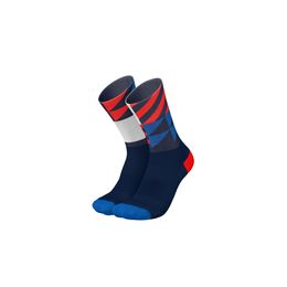 Incylence Sportsocken Damen Gr&ouml;&szlig;e 47/50 navy / royalblau / rot / wei&szlig;