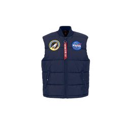 Alpha Industries Weste 'NASA' Herren Gr&ouml;&szlig;e M dunkelblau