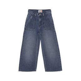 Noppies Jeans 'Prague' M&auml;dchen Gr&ouml;&szlig;e 134 blue denim