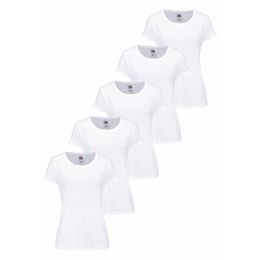 Fruit of the Loom Shirt Damen Gr&ouml;&szlig;e XXL wei&szlig;