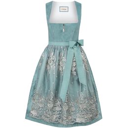 Stockerpoint Dirndl 'Sarah' Damen Gr&ouml;&szlig;e 46 t&uuml;rkis / silber