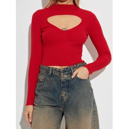Diesel Sweatshirt Damen Gr&ouml;&szlig;e S dunkelrot