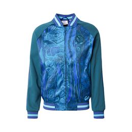 Carlo Colucci Sweatjacke 'Espro' Herren Gr&ouml;&szlig;e XXL blau / azur / petrol / lila