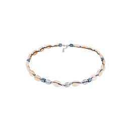 Elli Kette 'Choker' Damen Gr&ouml;&szlig;e 36 beige / blau / silber
