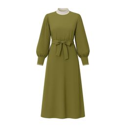 Modamihram Kleid Damen Gr&ouml;&szlig;e 42 oliv Winterkleid