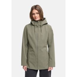 Outdoorjacke Marikoo "Minaa", Damen, Gr. L, dusty olive, Obermaterial: 100% Polyester; Futter: 100% Polyester; Wattierung: 100% Polyester; &Auml;rmelfutter: 100% Polyester, Jacken Outdoorjacke, mit hochschlie&szlig;endem Kragen