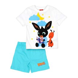 Bing Schlafanzug Jungen Gr&ouml;&szlig;e 98 aqua / orange / schwarz / wei&szlig;