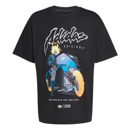 adidas originals T-Shirt 'Marvel Ghost Rider' Herren Gr&ouml;&szlig;e M blau / gelb / schwarz / wei&szlig;