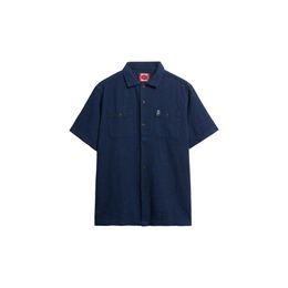Superdry & Co Hemd Herren Gr&ouml;&szlig;e XXL marine / wei&szlig;