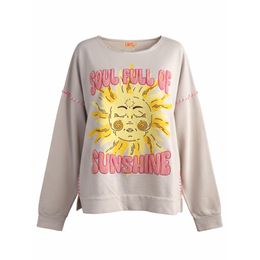 Liks. Munich Sweatshirt 'Soul full of Sunshine' Damen Gr&ouml;&szlig;e XL beige