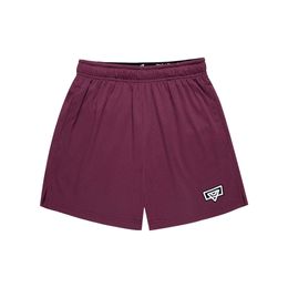 Bucketz Shorts Herren Gr&ouml;&szlig;e 38 burgunder / wei&szlig;