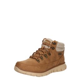 Skechers Schn&uuml;rstiefelette Damen Gr&ouml;&szlig;e 35 beige / cognac Winterschuhe