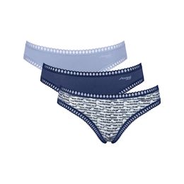 Sloggi Minislip ' Blue GO Crush ' Damen Gr&ouml;&szlig;e XL hellblau / dunkelblau