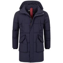 INDICODE Jeans Winterjacke 'Dexter' Herren Gr&ouml;&szlig;e S navy / schwarz