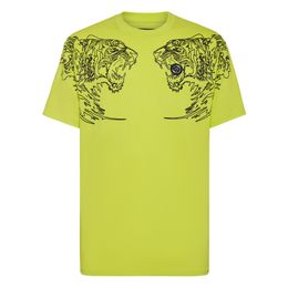 Plein Sport T-Shirt 'Tiger' Herren Gr&ouml;&szlig;e XXL limone / schwarz