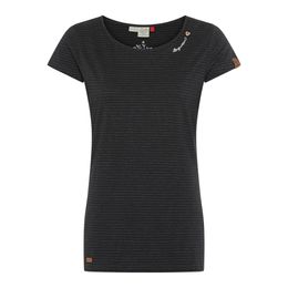 Ragwear T-Shirt Damen Gr&ouml;&szlig;e XL grau / naturwei&szlig;