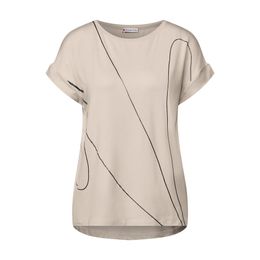 Street One T-Shirt Damen Gr&ouml;&szlig;e XL beige