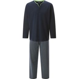 Babista Pyjama 'Ricolossi' Herren Gr&ouml;&szlig;e M dunkelblau / hellgr&uuml;n / wei&szlig;
