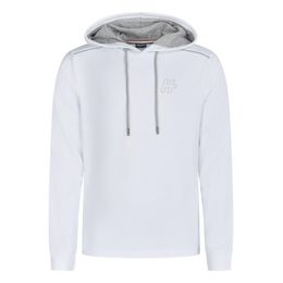 HECHTER PARIS Sweatshirt Herren Gr&ouml;&szlig;e M grau / wei&szlig;