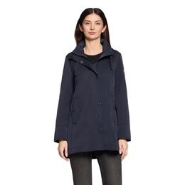 Sommerjacke Betty Barclay "Damen mit Kapuze", Damen, Gr. 36, dunkelblau, Obermaterial: 100% Polyester. Besatz: 100% Polyester. Futter: 100% Polyester, A-Linie, Jacken