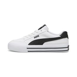 Puma Sneaker 'Court Classic Vulcanised Formstrip' Herren Gr&ouml;&szlig;e 41 schwarz / wei&szlig;
