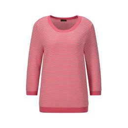 GOLDNER Pullover Damen Gr&ouml;&szlig;e M koralle / wei&szlig;