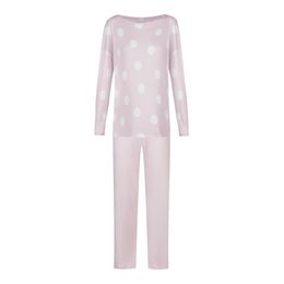 Mey Pyjama 'Pretty Dots' Damen Gr&ouml;&szlig;e S pink Winterkleid