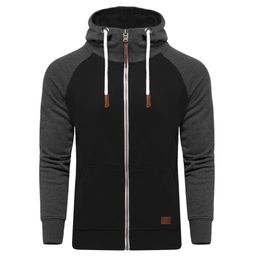 behype Sweatjacke 'Henray' Herren Gr&ouml;&szlig;e XXL dunkelgrau / schwarz