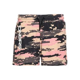 Dangerous Dngrs Shorts Damen Gr&ouml;&szlig;e 36 dunkelgrau / rosa / puder / schwarz