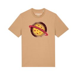 Watapparel T-Shirt ' Pizza Planet ' Herren Gr&ouml;&szlig;e XL beige / mischfarben