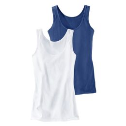 H.I.S. H.I.S Tanktops Damen Gr&ouml;&szlig;e XS dunkelblau / wei&szlig;