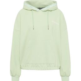 Bruno Banani Sweatshirt ' CARDENAS ' Damen Gr&ouml;&szlig;e L gr&uuml;n / wei&szlig;