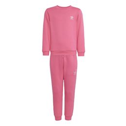 adidas originals Jogginganzug 'Essentials' Jungen Gr&ouml;&szlig;e 110 pink / wei&szlig;